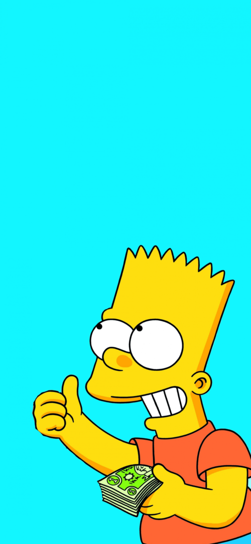 Background Bart Simpson Wallpaper Enwallpaper